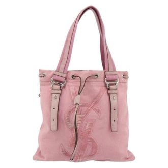 Saint Laurent Pre-owned Canvas Shoulder Bag - - Pre-owned - Damen - Rosa - ONE SIZE
