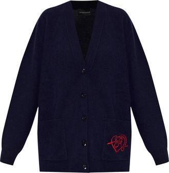 Emporio Armani Damen, Strickwaren, Blau, LGr&ouml;&szlig;e