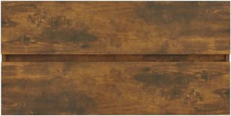 Generic Wandmontierter Waschbeckenschrank mit 2 Schubladen, Moderne Badezimmer-Waschtischschr&auml;nke, Wasserdichter Aufbewahrungsschrank Unter Dem (90 x 38,5 x 4