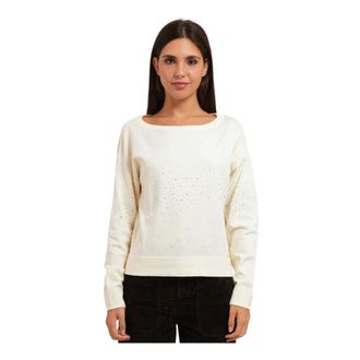 Gaud&igrave; Damen, Sweatshirts & Hoodies, Wei&szlig;, XSGr&ouml;&szlig;e