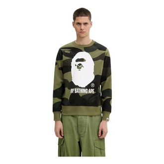 A Bathing Ape Giant 1st Camo Crewneck Sweatshirt - - Sweatshirts & Hoodies - Herren - Gr&uuml;n - L