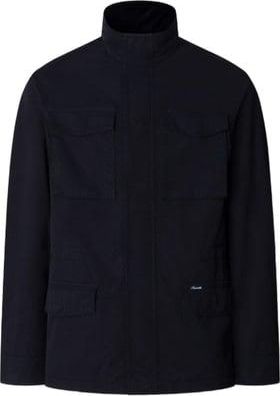 Fa&ccedil;onnable Blouson &agrave; col montant en coton