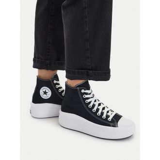 Converse Sneakers aus Stoff Converse Chuck Taylor All Star Move Platform 568497C Schwarz