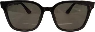 Gucci Lunettes de soleil Pre-owned Gg1346Sk - Femme - Pre-owned - Noir - Taille: ONE Size