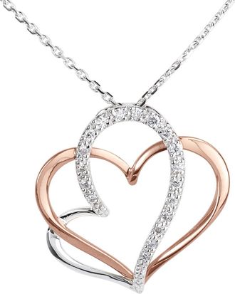 Edenly Collier Meine Liebe - Weiß- und Roségold - Diamant