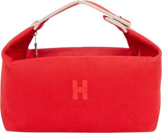 Herm&egrave;s Crossbody Bags - Hermes Rouge Cotton Bride A Brac GM Bag - Gr. unisize - in Rot - f&uuml;r Damen