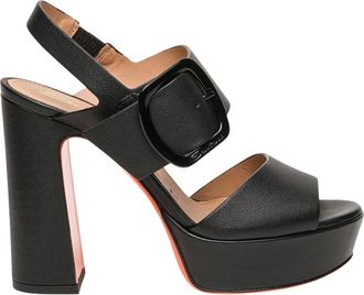 Santoni Victoria Sandale - Femme - Chaussures - Noir - Taille: 35 1/2 EU