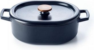 Beka Emaillierte gusseisen daubi&egrave;re 31cm schwarz 15141314