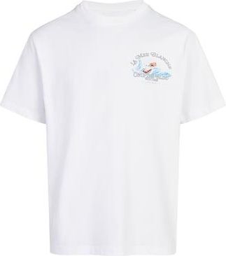 Only the Blind T-shirt imprim&eacute; La mer blanche en coton