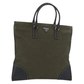 Prada Pre-owned Tote Bag - - Pre-owned - Damen - Gr&uuml;n - ONE SIZE