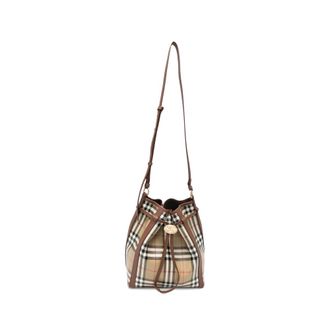 Burberry Small Check Bucket Bag