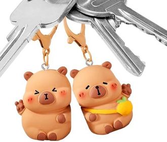 Generico Keechchain-keychain d&eacute;coratif couple | Keeychain magn&eacute;tique | Resign Casechain de voiture | Keechchain d&eacute;coratif en forme de sac &agrave; dos, motif de dessi