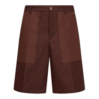 Casablanca Monogram Cargo Shorts - - Shorts - Herren - Braun - S
