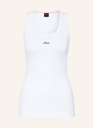 HUGO BOSS Top Ematite weiss