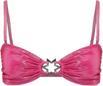 Misbhv Misbhv, Femme, Maillots de bain, Rose, Taille: 36 FR Star Plaque Bikini Top