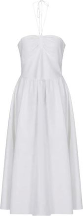 A|X Armani Exchange Femme, Robes, Blanc, Taille: 42 FR Abito Midi
