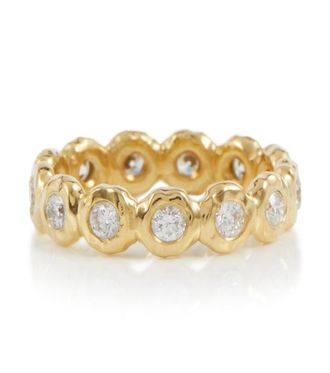 Octavia Elizabeth Bague Nesting Gem en or 18 ct et diamants