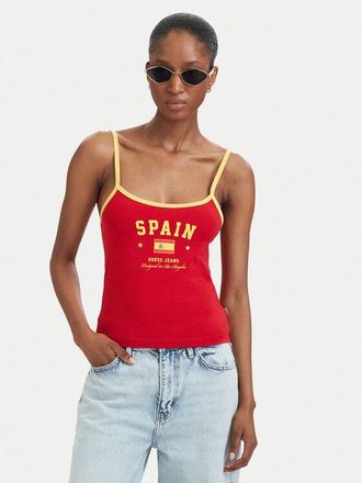 Guess Top W6YP20 K4202 Rot Slim Fit