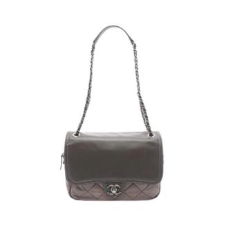 Chanel Pre-owned Matelasse Lammleder Umh&auml;ngetasche - - Pre-owned - Damen - Gr&uuml;n - ONE SIZE