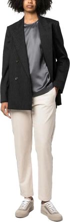 Brunello Cucinelli Virgin Wool Pinstripe Blazer