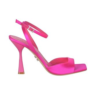 Sergio Levantesi Satin Sandale mit Eckiger Spitze - - Shoes - Damen - Rosa - 36 EU