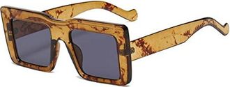 Generic Lunettes de soleil de tir à monture carrée pour hommes et femmes en plein air soleil ombrage vacances plage (couleur : F, taille : moyen) 2026, D, Tai