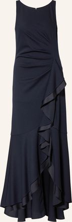 Vera Mont Abendkleid Mit Volants blau