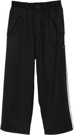 Yohji Yamamoto Homme, Pantalons, Noir, Taille: M REF WO PNT