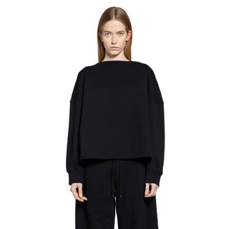 Alaia Boatneck Fleece Sweatshirt