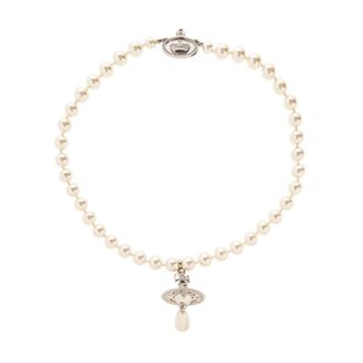 Vivienne Westwood Choker mit Charme - - Accessories - Damen - Wei&szlig; - ONE SIZE
