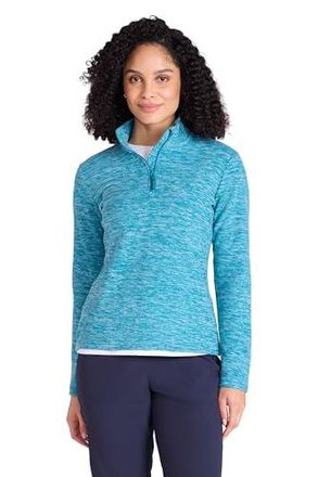 Mountain Warehouse Snowdon Haut en Molleton pour Femmes - Pullover Chaud, Pull l&eacute;ger, Tee-Shirt Respirant, s&eacute;chage Rapide - pour Marcher, lhiver, Voyager Sarcelle Clair 