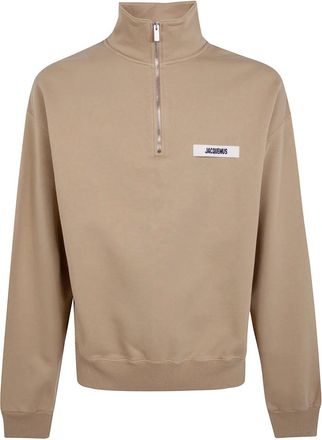 Jacquemus Homme, Sweatshirts et sweats &agrave; capuche, Beige, Taille: M SweaT-shirts