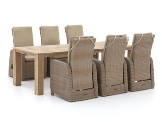 Intenso Furniture Intenso Umbria/ROUGH-X 240 cm Gartenm&ouml;bel-Set 7-teilig verstellbar