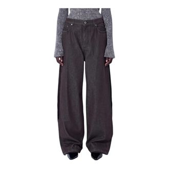 Sportmax Beati Denim Palazzo Hose - - Jeans - Damen - Braun - W27
