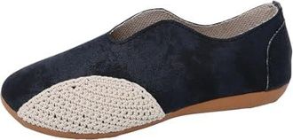 Generic Chaussures &agrave; enfiler respirantes et d&eacute;contract&eacute;es pour femme, &eacute;l&eacute;gantes, l&eacute;g&egrave;res, pliables, polyvalentes, confortables, pour la marche, le travail, le