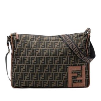 Fendi Pre-owned Canvas Crossbody Bag - - Pre-owned - Damen - Braun - ONE SIZE