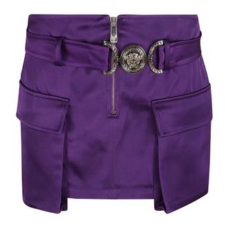 Versace Medusa 95 Cargo Minirock - - Skirts - Damen - Lila - S