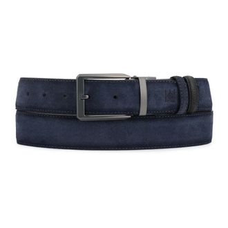 Kazar Wende-G&uuml;rtel - - Accessories - Herren - Blau - 90 CM