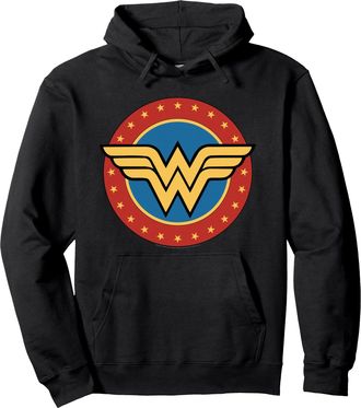 DC Comics Wonder Woman Circle Logo Pullover Hoodie