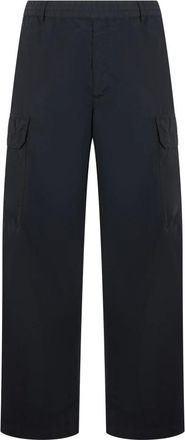 C.P. Company C.p. Company, Homme, Pantalons, Noir, Taille: S Flatt Nylon Loose Cargo Lens Pants