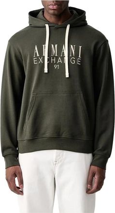 A|X Armani Exchange SweaT-shirt &agrave; capuche - Homme - Sweatshirts et sweats &agrave; capuche - Vert - Taille: 2XL