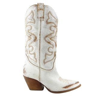 Elena Iachi Stivale Texano E2000 - - Shoes - Damen - Wei&szlig; - 37 1/2 EU