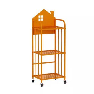 Generic Bücherregale, Bücherregal, 3/4 Etagen schmales Bücherregal, freistehender Aufbewahrungsständer, Buch-Organizer für Wohnzimmer, Schlafzimmer, Küche (Co