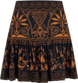 Farm Rio Farm Rio, Femme, Jupes, Multicolore, Taille: 36 FR Mini Jupe Cornely Anika