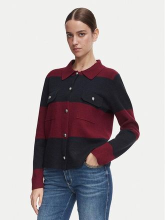 Morgan Strickjacke 262-MBOLOU Dunkelrot Regular Fit