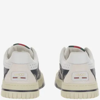 Gucci Boys Sneakers Re-Web Multicolour Leather Trainers