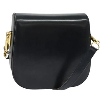 Bally Pre-owned Leder Schultertasche - - Pre-owned - Damen - Schwarzk - ONE SIZE