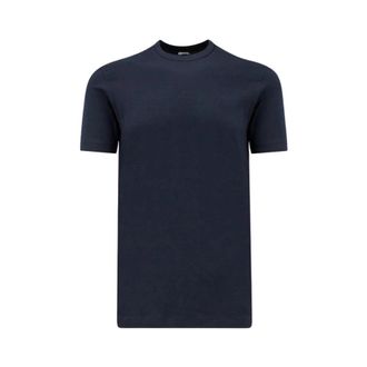 Malo Basic Baumwoll T-shirt - - Tops - Herren - Blau - XL