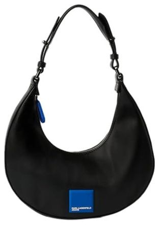 Karl Lagerfeld Karl Lagerfeld Jeans, Femme, Sac DemiLune Avec Logo Box, Noir, One size