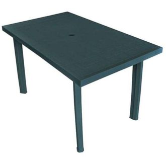 Progarden Velo Gartentisch aus gr&uuml;ner Resina 126x76x72